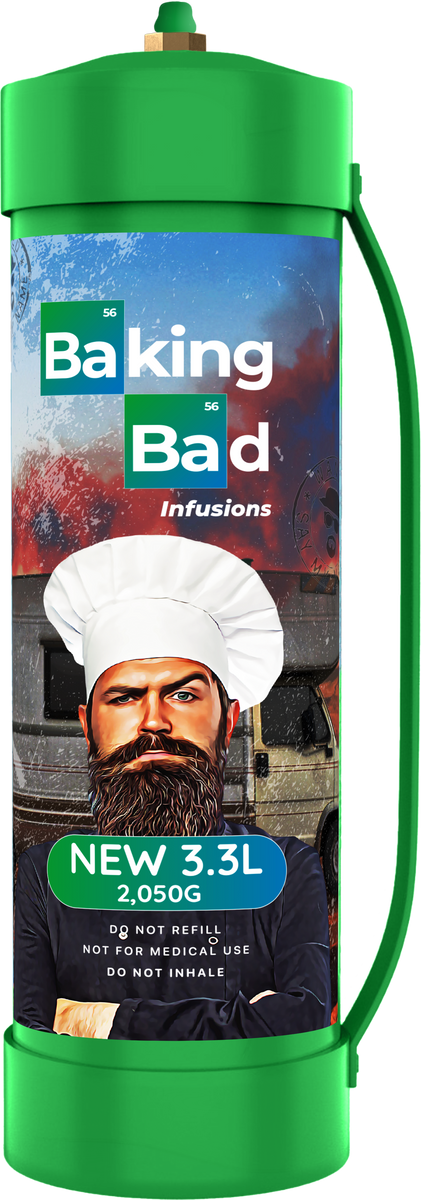 New for 2024 Baking Bad 3.3L Cream Charger Cannister – SupremeWhip US