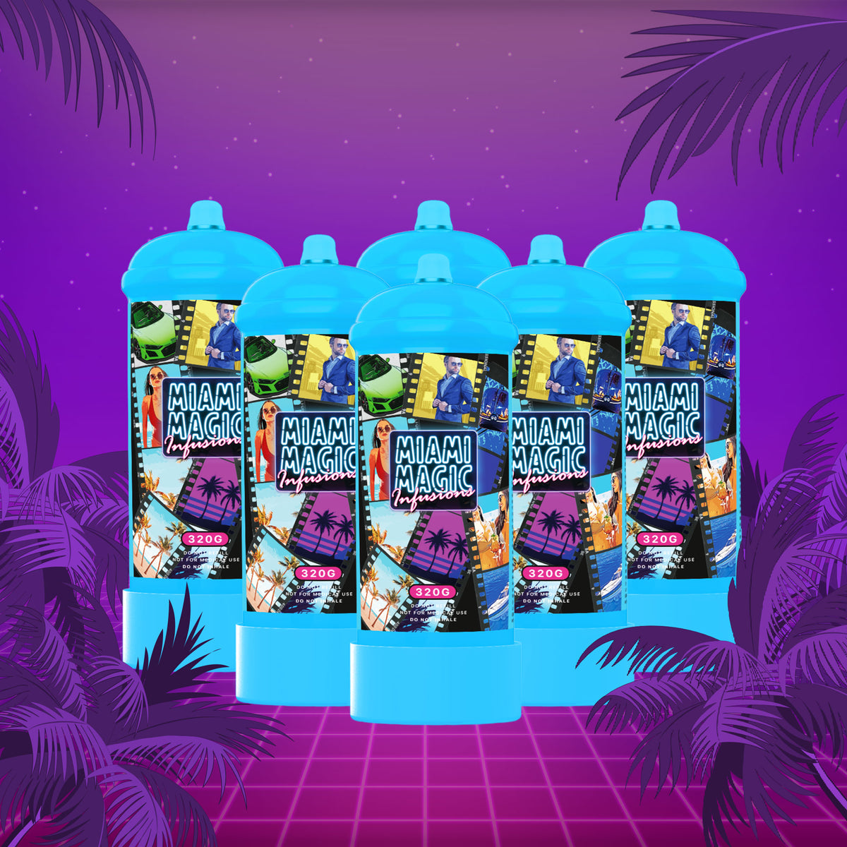 Miami Magic Infusions 320g N2O Cream Charger Canister – SupremeWhip US